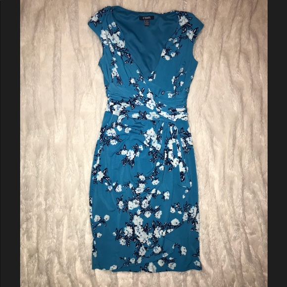 Chaps | Dresses | Faux Wrap Dress By Chaps Nwt | Poshmark